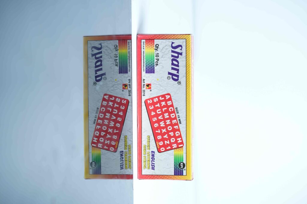 ALPHA & NUMBER LETTERING STENCIL - Sharp Stationery