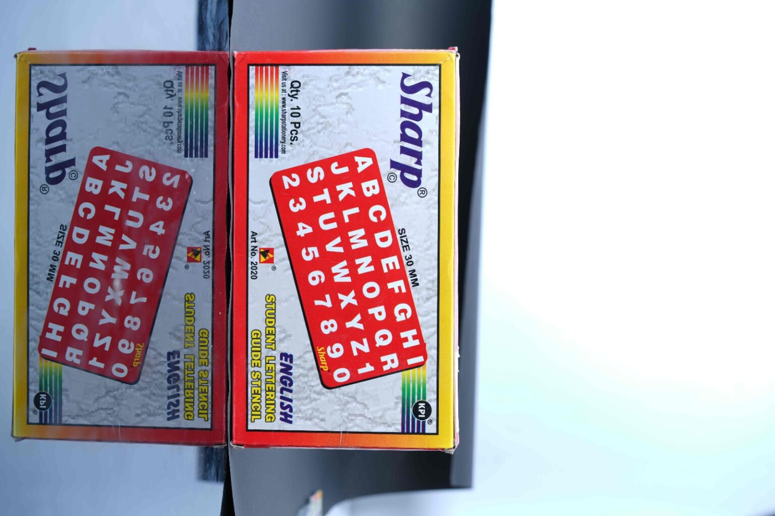 ALPHA & NUMBER LETTERING STENCIL - Sharp Stationery