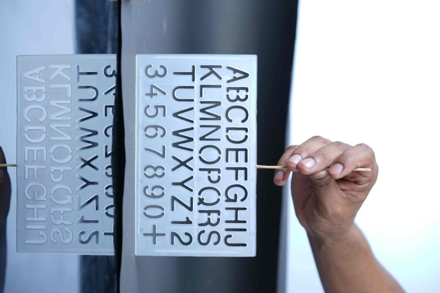 ALPHA & NUMBER LETTERING STENCIL - Sharp Stationery
